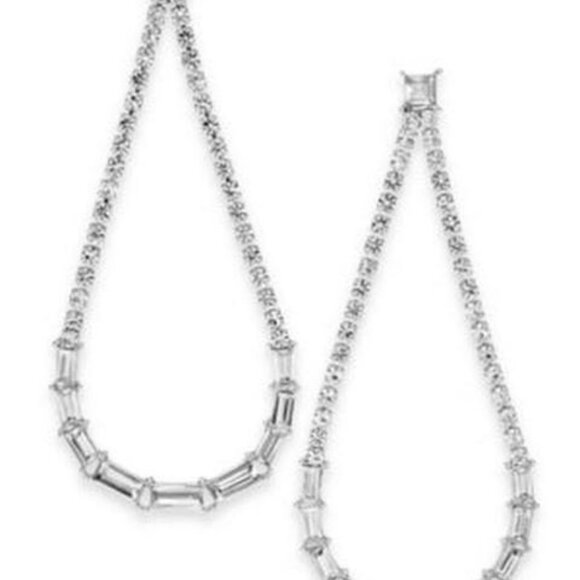 INC International Concepts | Jewelry | Inc Crystal Open Drop Earrings ...